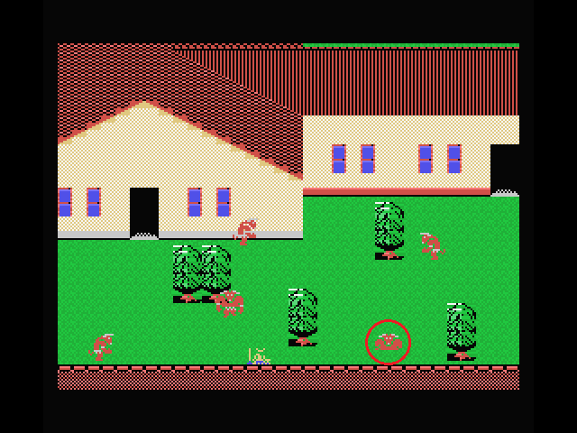 Laboratoryテーマ№31「MSX1でSPRITEキャラクタが、FONTキャラクタの建物の陰に隠れるようにしたい」その⑪: MSX追懐記